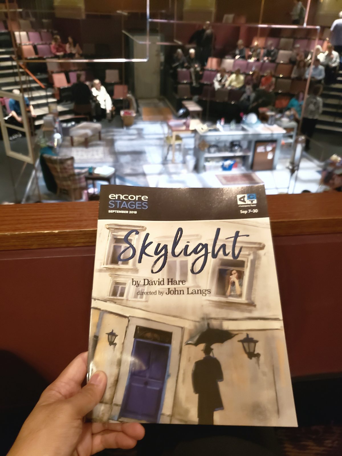Skylight – Play – ACT Theatre – Shows I've Seen | Theatre Reviews
