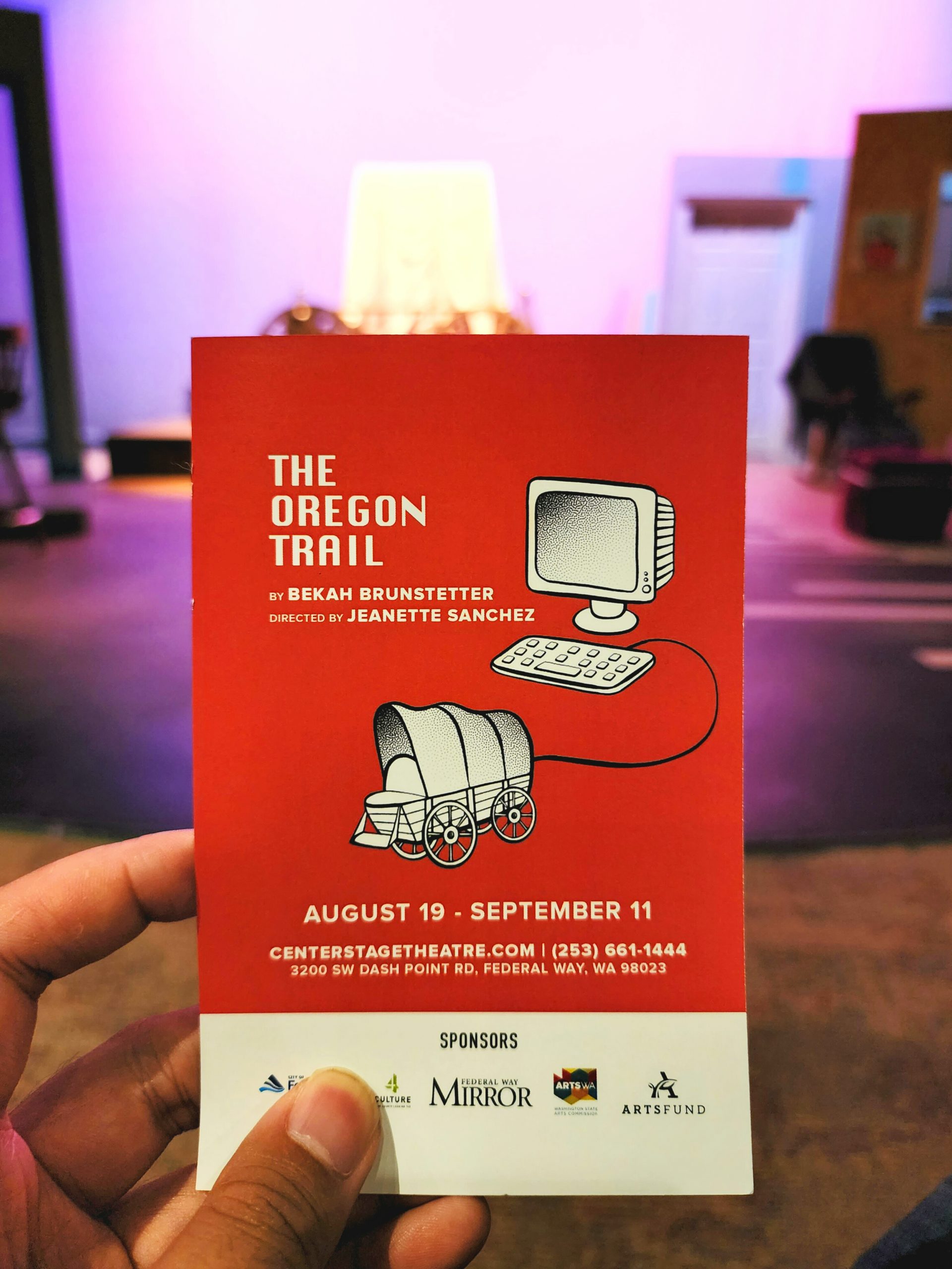 The Oregon Trail – Play – Centerstage Theatre – Shows I've Seen ...