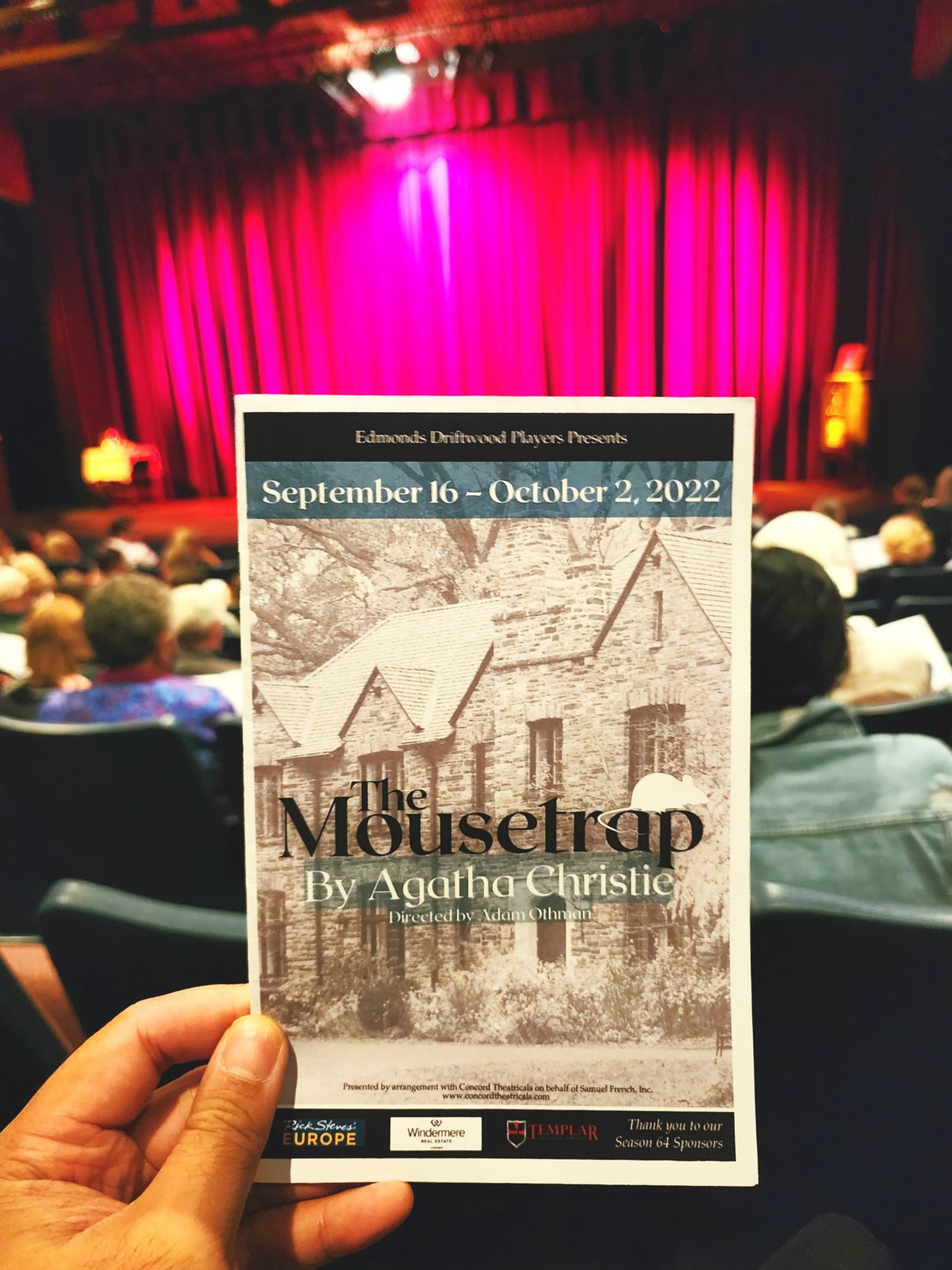 The Mousetrap – Play – Edmonds Driftwood Players – Shows I've Seen ...