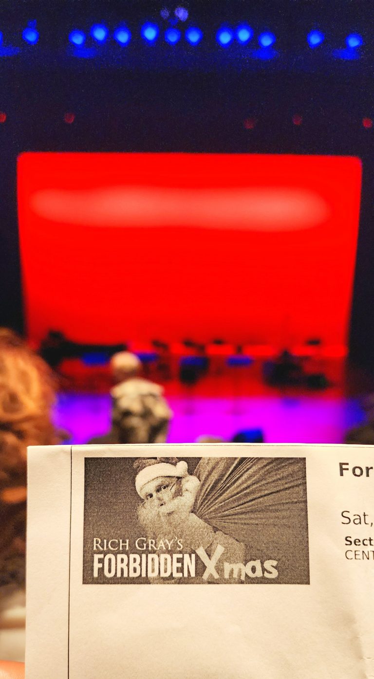 Rich Gray’s Forbidden Xmas – Cabaret/Concert – Showtunes Theatre ...