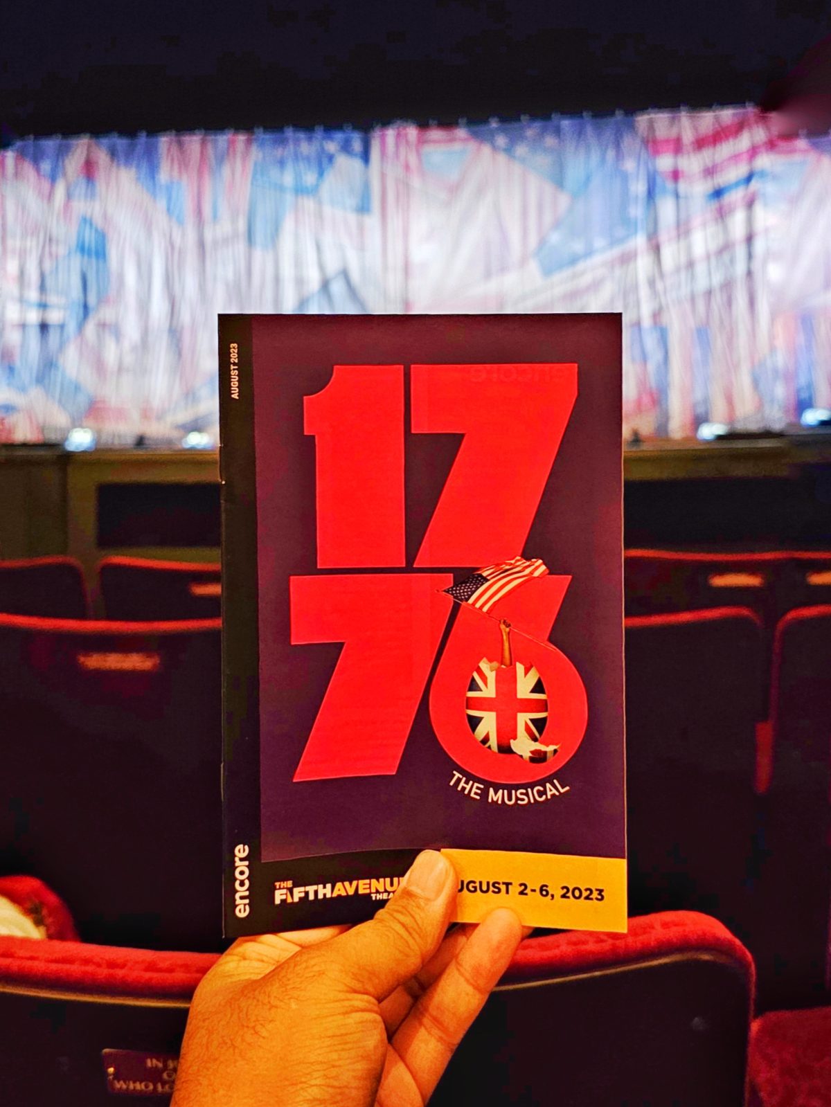 1776 – Musical – 5th Avenue Theatre – Shows I've Seen | Theatre Reviews