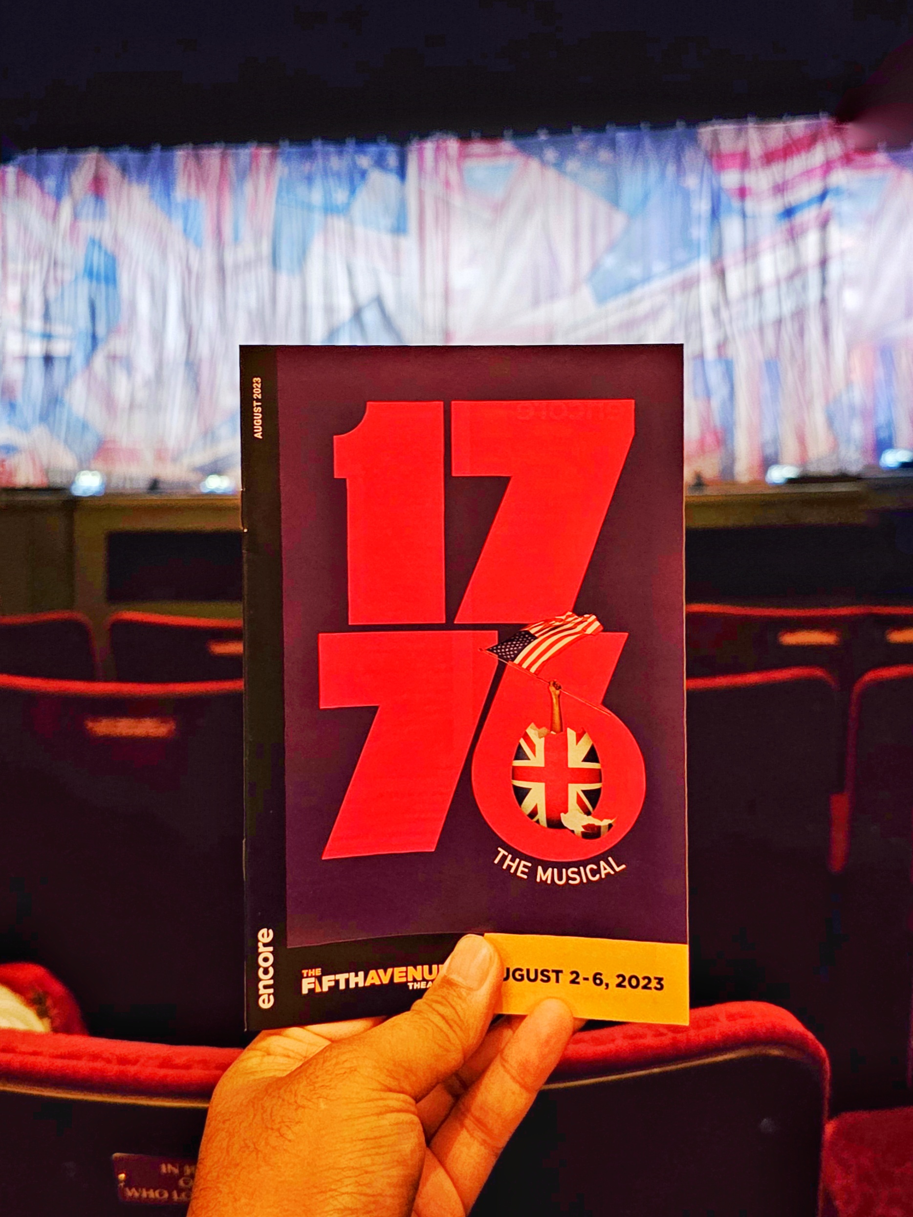 1776 – Musical – 5th Avenue Theatre – Shows I've Seen | Theatre Reviews