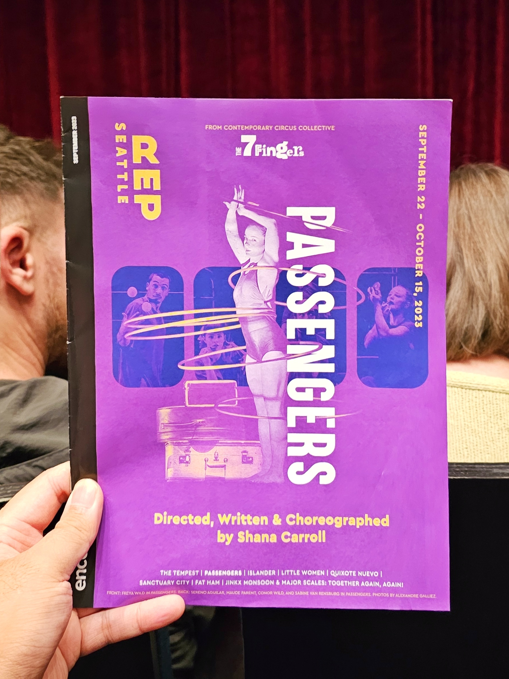 Preview Post – Passengers – Seattle Rep – Shows I've Seen | Theatre Reviews