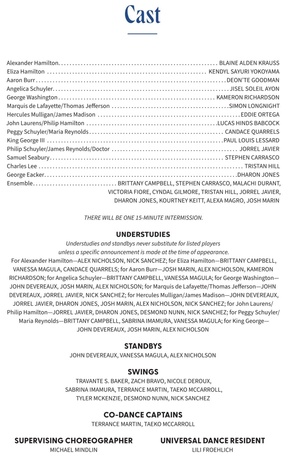 Hamilton – Musical – 2025 Review – Paramount Theatre – Shows I've Seen ...