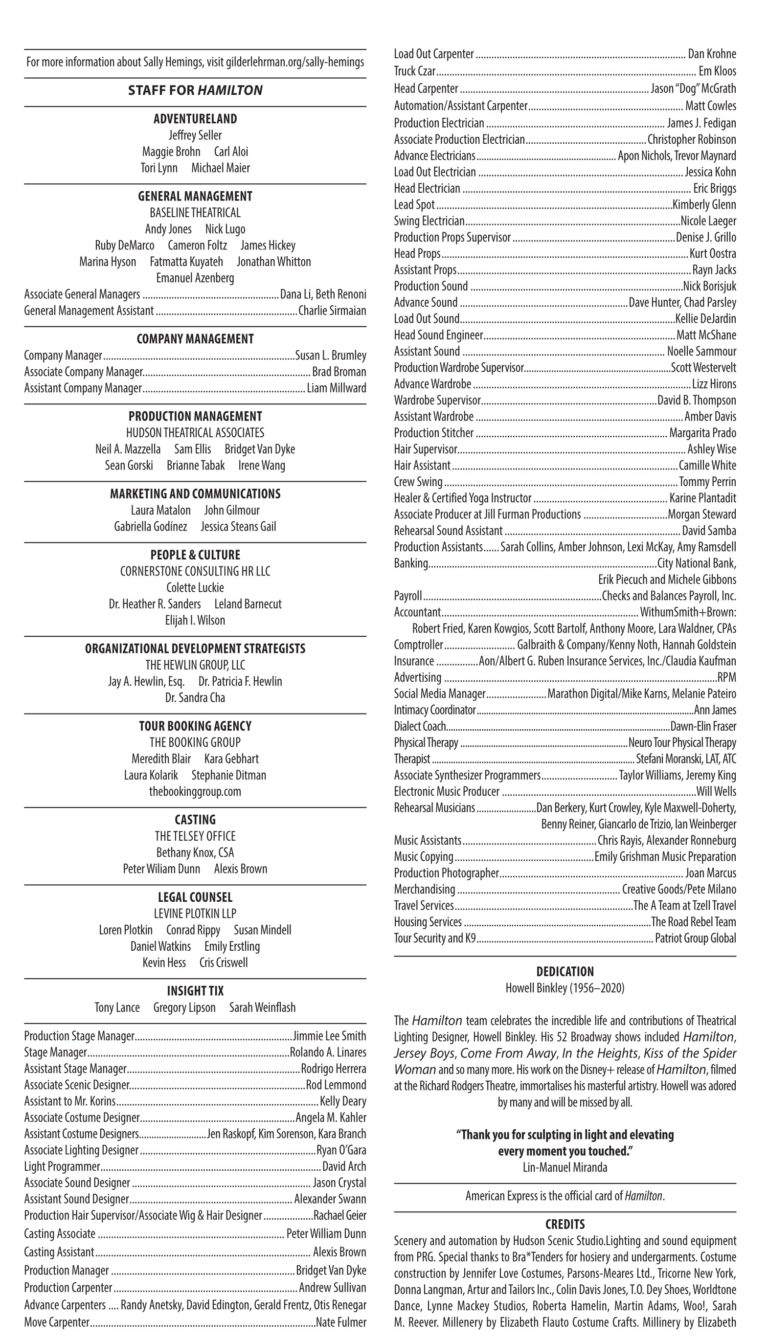 Hamilton – Musical – 2025 Review – Paramount Theatre – Shows I've Seen | Theatre Reviews