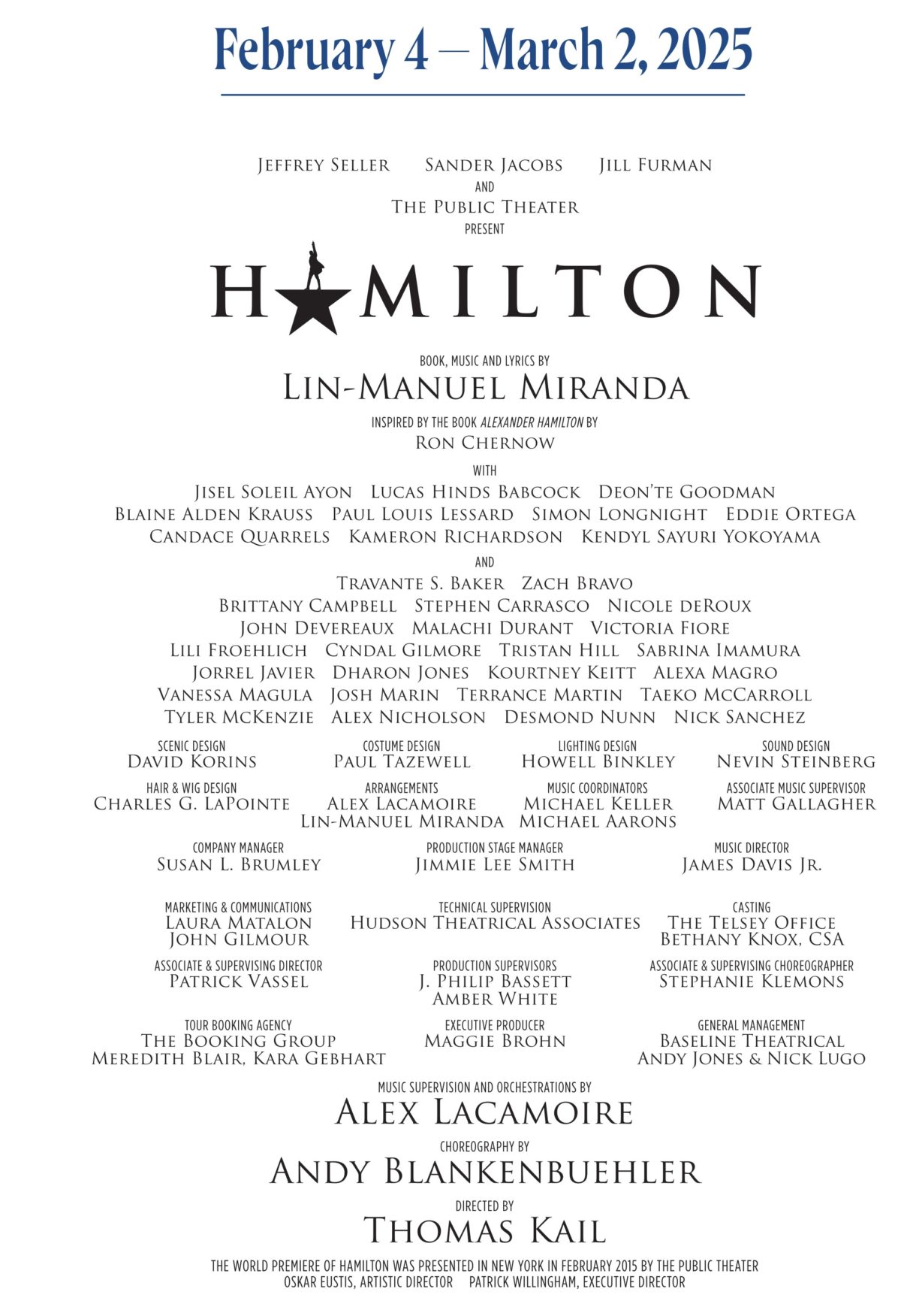 Hamilton – Musical – 2025 Review – Paramount Theatre – Shows I've Seen | Theatre Reviews