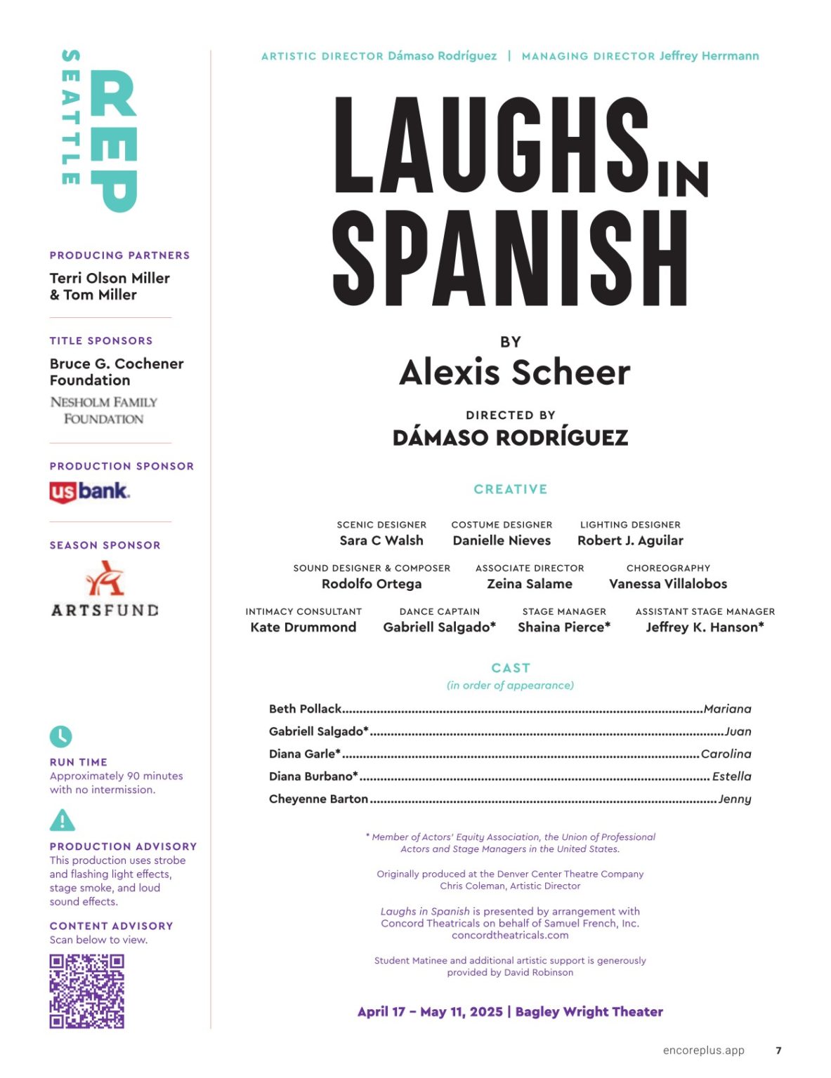 Seattle Repertory Theater – Shows I've Seen | Theatre Reviews